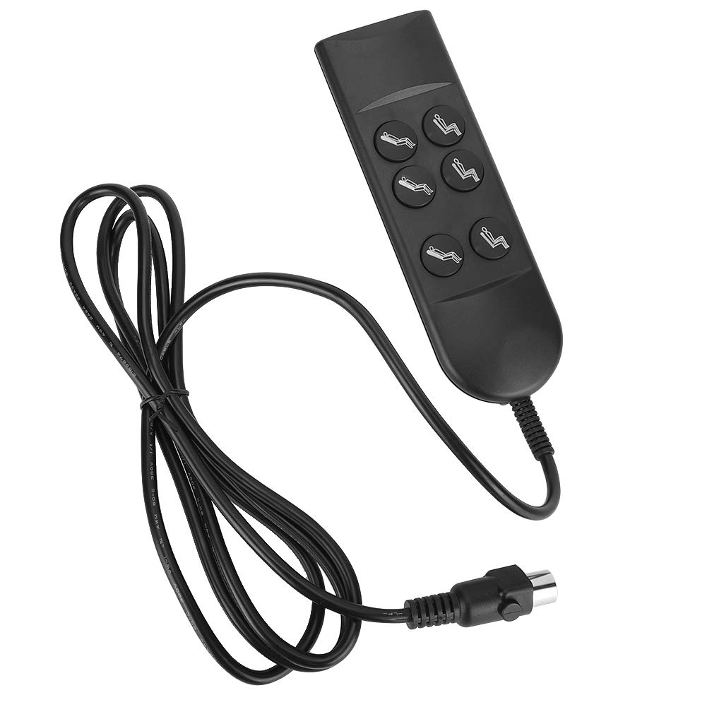 NDNCZDHC Remote Hand Control with 6 Button 5 Pin, Lift Chairs Remote Replacement Handset Controller Hand Control for Power Recliners