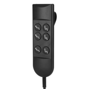 NDNCZDHC Remote Hand Control with 6 Button 5 Pin, Lift Chairs Remote Replacement Handset Controller Hand Control for Power Recliners