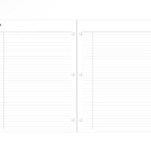 SUHEYLA Ispirational Pen and Bluesky January 2023 - December 2025 2 Years Monthly Stapled Planner 8.5" x 11"