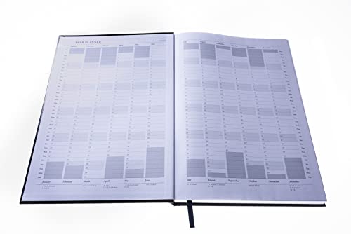 Collins Essential A4 Diary Week to View Planner 2024 - Eco Friendly, Recycled Paper, Fully Recyclable - Complete Planner 2024 Daily Weekly and Monthly - A4 Size (Black)