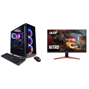 cyberpowerpc gamer supreme liquid cool gaming pc, amd ryzen 9 7900x 4.7ghz 3.8ghz, geforce rtx 4070 12gb, 16gb ddr5, 2tb nvme ssd, wi-fi ready & windows 11 home (slc8390a), white