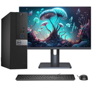 dell optiplex 7040 sff business desktop pc with 27 inch monitor (hdmi) | intel core i7 processor 3.4ghz |32gb ram 2000gb (2tb) ssd | keyboard & mouse, wifi | bluetooth | win 10 pro (renewed)