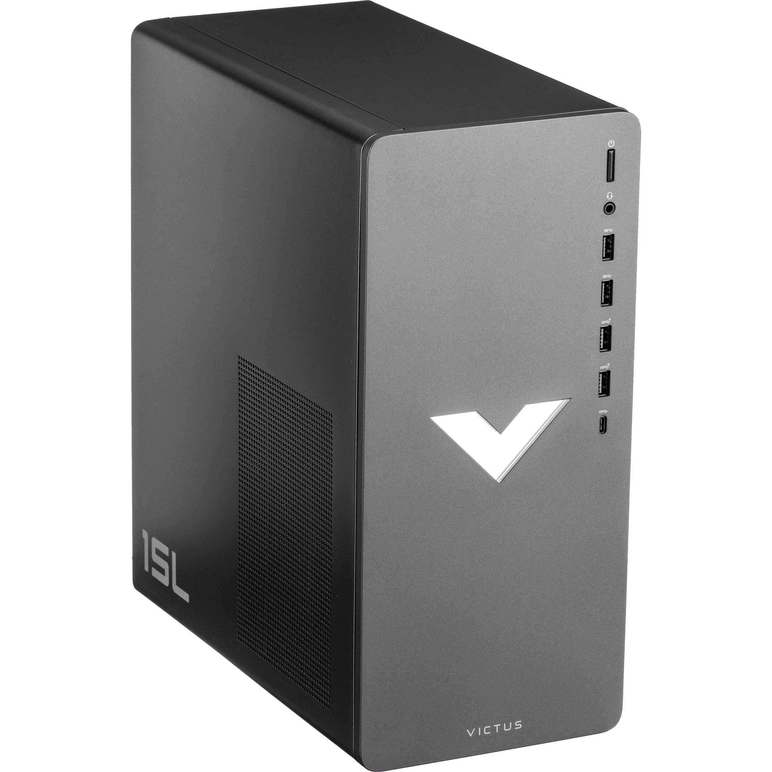 HP Victus 15L Gaming Desktop Computer - 12th Gen Intel Core i7-12700 12-Core up to 4.9 GHz Processor, 64GB DDR4 RAM, 2TB NVMe SSD, GeForce RTX 3050 8GB Graphics, Wi-Fi 6 + Bluetooth, Windows 11 Home