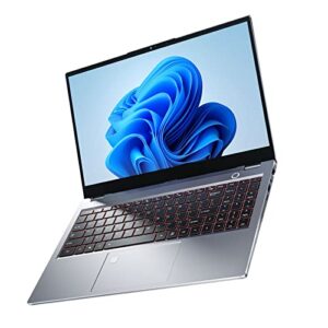 acogedor 15.6in slim laptop, 1920x1080 fhd screen, 8gb ram 256gb ssd, support windows 10, for intel i7 9th gen cpu, with webcam, fingerprint unlock, thin portable laptop computer