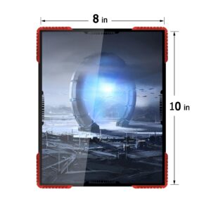 Bluesun 8x10 Picture Frame, Real Glass Frame, Red 8×10 picture frame,can be Vertical and Horizontal, Matted for wall and tabletop Decor (8x10, Red)