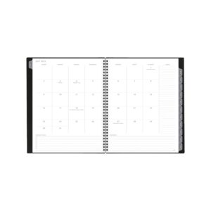 2023-2024 AT-A-GLANCE® Elevation Academic Weekly/Monthly Planner, 8-1/2" x 11", Black, July 2023 to June 2024, 75959P05