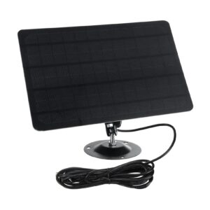 xixian 10w 6v micro usb solar panel 2000mah 360-degree rotation waterproof wall mounted monocrystal silicon solar plate for usb camera