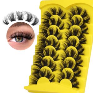 lash clusters fluffy 16-20mm individual lashes dramatic false eyelashes cluster 70 pcs wispy natural looking diy fake lashes pack by mavphnee