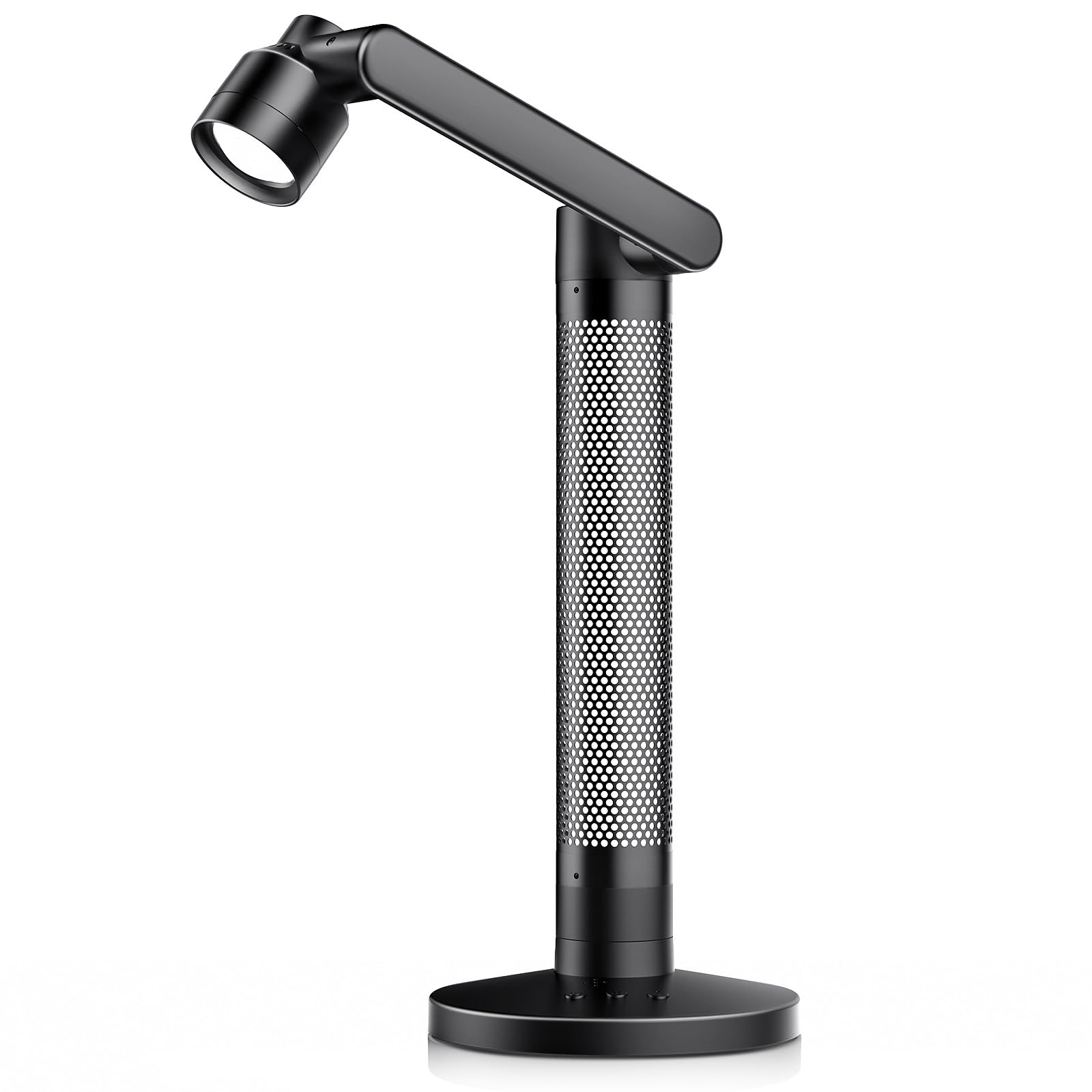 Lytmi 3-in-1 LED Desk/Task/Reading Light for Office, CRI95 Eye-Caring Architect Desk Lamp, 360°Rotatable Swing Arms, Dimmable Table Lamp with Atmosphere Lighting for Computer Monitor Desktop Bedside