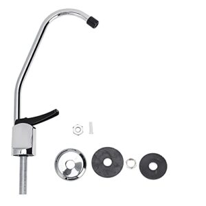 okjhfd kitchen sink faucet,g1/4in universal kitchen press type copper alloy gooseneck sink faucet tap for household laundry bar kitchen sinks