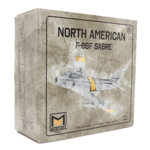 1:72 Scale North American F-86F Sabre - Militaria Diecast by Motorcity Classics