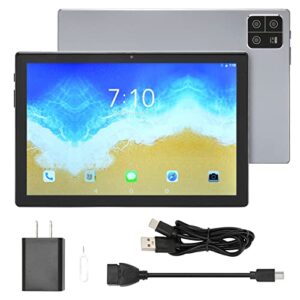 Tablet PC, 10 Inch Dual Camera Office Tablet 8GB RAM 128GB ROM (US Plug)