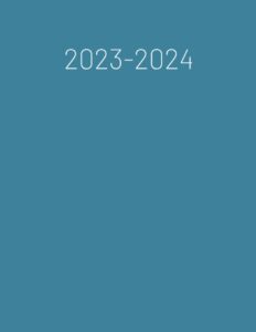 a4 academic diary 2023-2024 week to view: mid year weekly planner agenda personal organiser calendars for school university student teacher- dated from august 2023 to july 2024