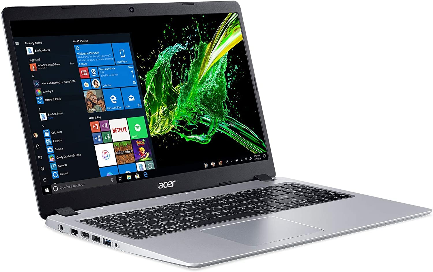 Acer Newest Aspire 5 15.6" IPS FHD Laptop - Dual Core AMD Ryzen 3 3200U - Radeon Vega 3 Graphics - 16GB DDR4-1TB SSD -RJ45 - HDMI - Backlit Keyboard - Windows 11 Pro w/RATZK 32GB USB