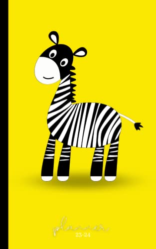 2023-2024 PLANNER: "ZEBRA" Weekly planner. September 2023 to August 2024. Weekly. Annual, monthly and weekly calendar. Timetable. 6 x 9 inches. 139 pages.