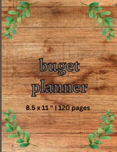 monthly budget planner 2023-2024: happy planner 2023 for working women i 120 pages, 8.5 x 11 "