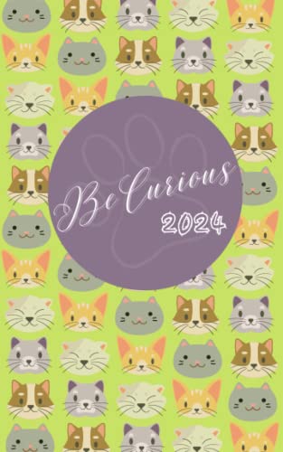 2024 Cat Planner – Weekly 12 Month Diary by Wikwa Creative | 121 pages 5”x8”