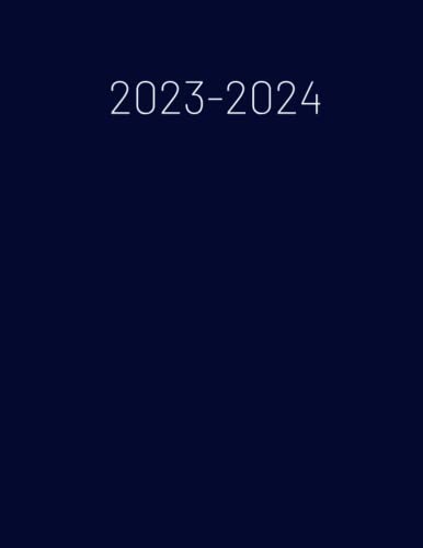 A4 Academic Diary 2023-2024 Week To View: Mid Year Weekly Planner Agenda Personal Organiser Calendars For School University Student Teacher- Dated From August 2023 To July 2024