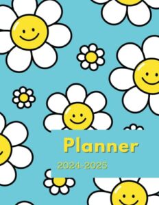 2024 2025 planner / monthly planner / two year calendar / flowers / butterfly / animal: 2024-2025 monthly planner : 2 year schedule organizer from ... 2025 with holidays, notes, goals, to do list