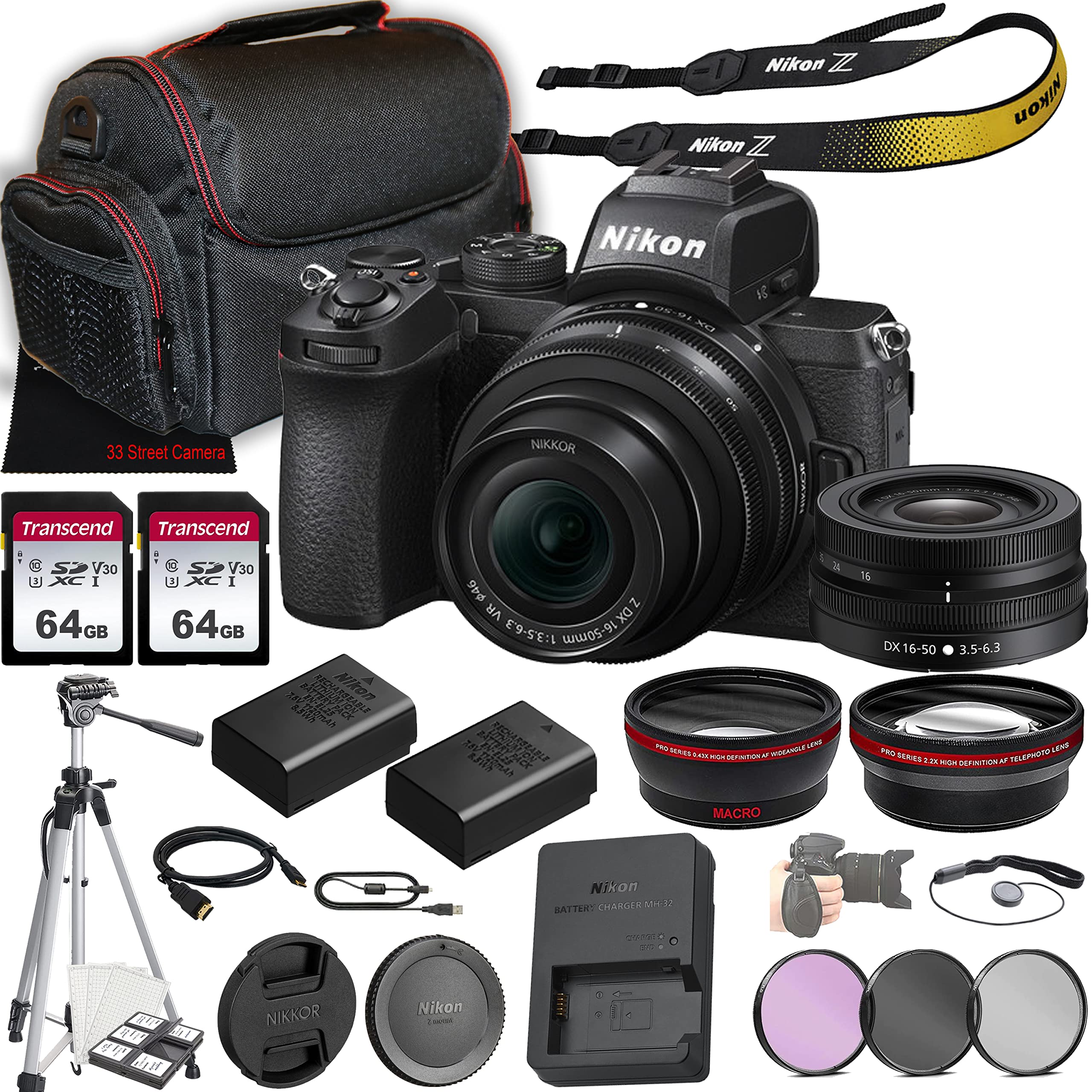 Nikon Z 50 Mirrorless Camera with NIKKOR Z DX 16-50mm f/3.5-6.3 VR Lens Kit