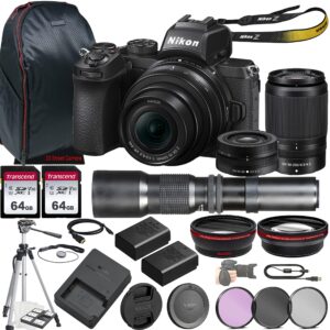 nikon z 50 mirrorless camera with nikkor z dx 16-50mm f/3.5-6.3 vr lens kit