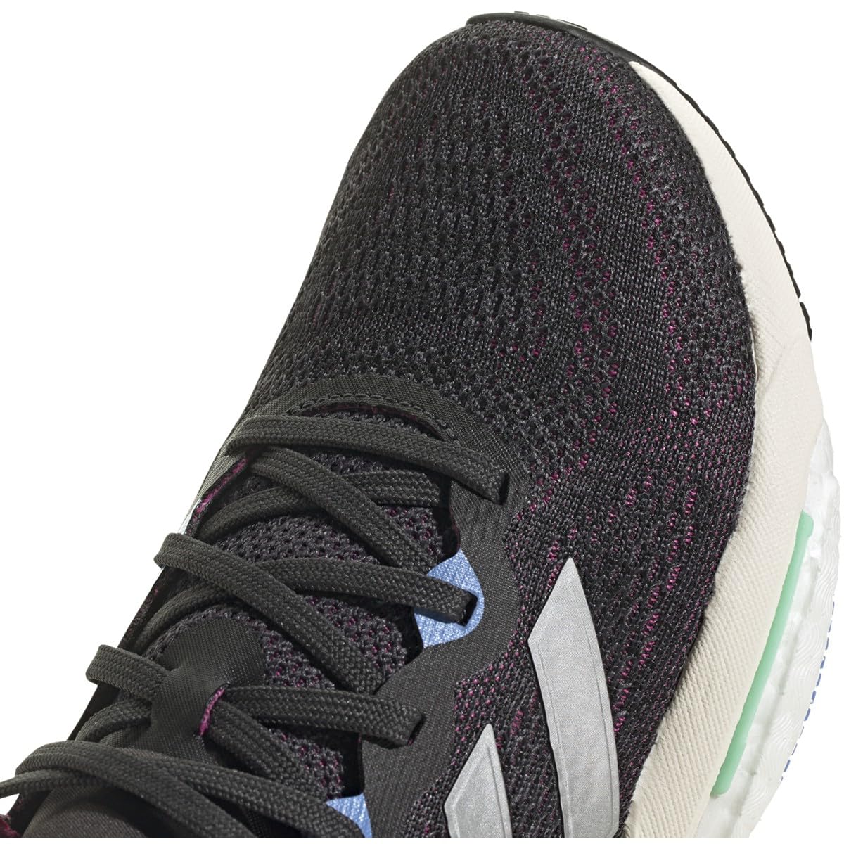 adidas Women's SOLARGLIDE 6 Running Shoes Carbon/Silvmt/Blufus 7