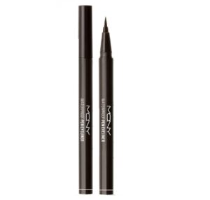 mqny macqueen - waterproof pen eyeliner (brown black)