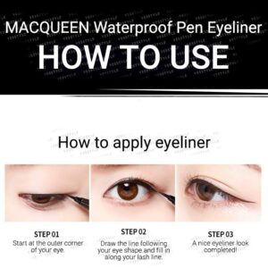 MQNY MACQUEEN - Waterproof Pen Eyeliner (Brown Black)