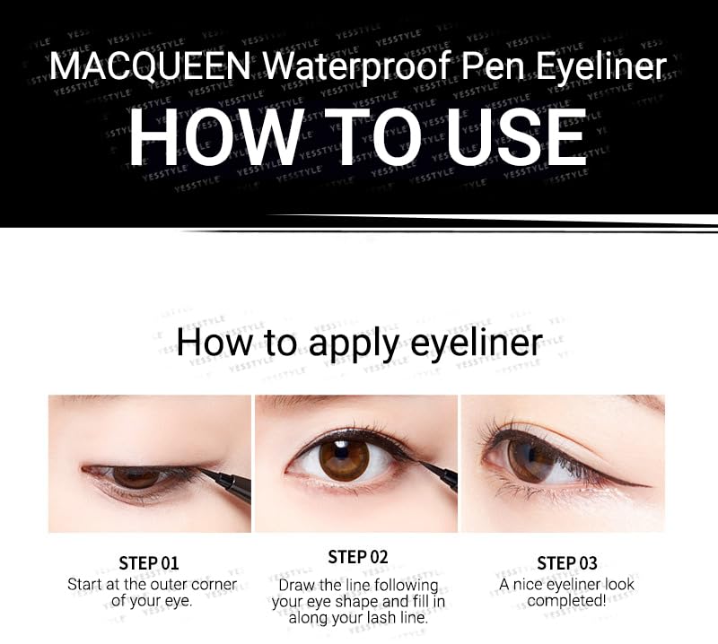 MQNY MACQUEEN - Waterproof Pen Eyeliner (Brown Black)