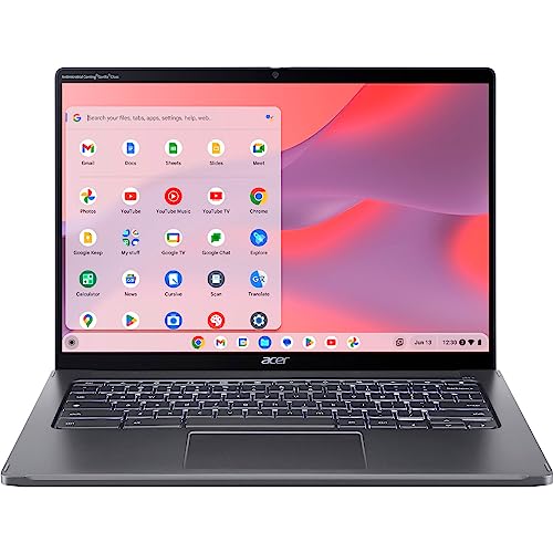 acer Chromebook Spin 714 14" Touchscreen FHD+ 2-in-1 Laptop, 13th Gen Intel 10-Core i5-1335U (Beat i7-1270P), 8GB LPDDR4X RAM, 2TB PCIe SSD, WiFi 6, Bluetooth 5.2, Backlit Keyboard, Chrome OS, BROAG