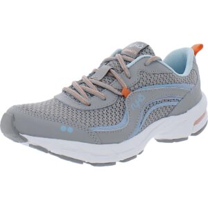 ryka womens illuminate leather athletic and training shoes gray 8 medium (b,m)