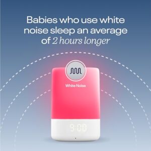 Nanit Sound and Light Smart Baby Night Light and Sound Machine | Audio Monitor | Cry Detection Alert Feature | OK to Wake Alarm Clock for Kids | Temp & Humidity Tracking | Rechargeable Battery | WiFi