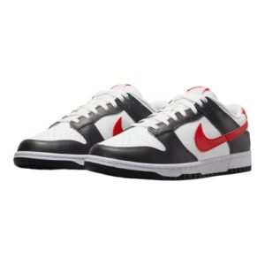 Nike Dunk Low Men Black/University Red-White FB3354-001 12.5