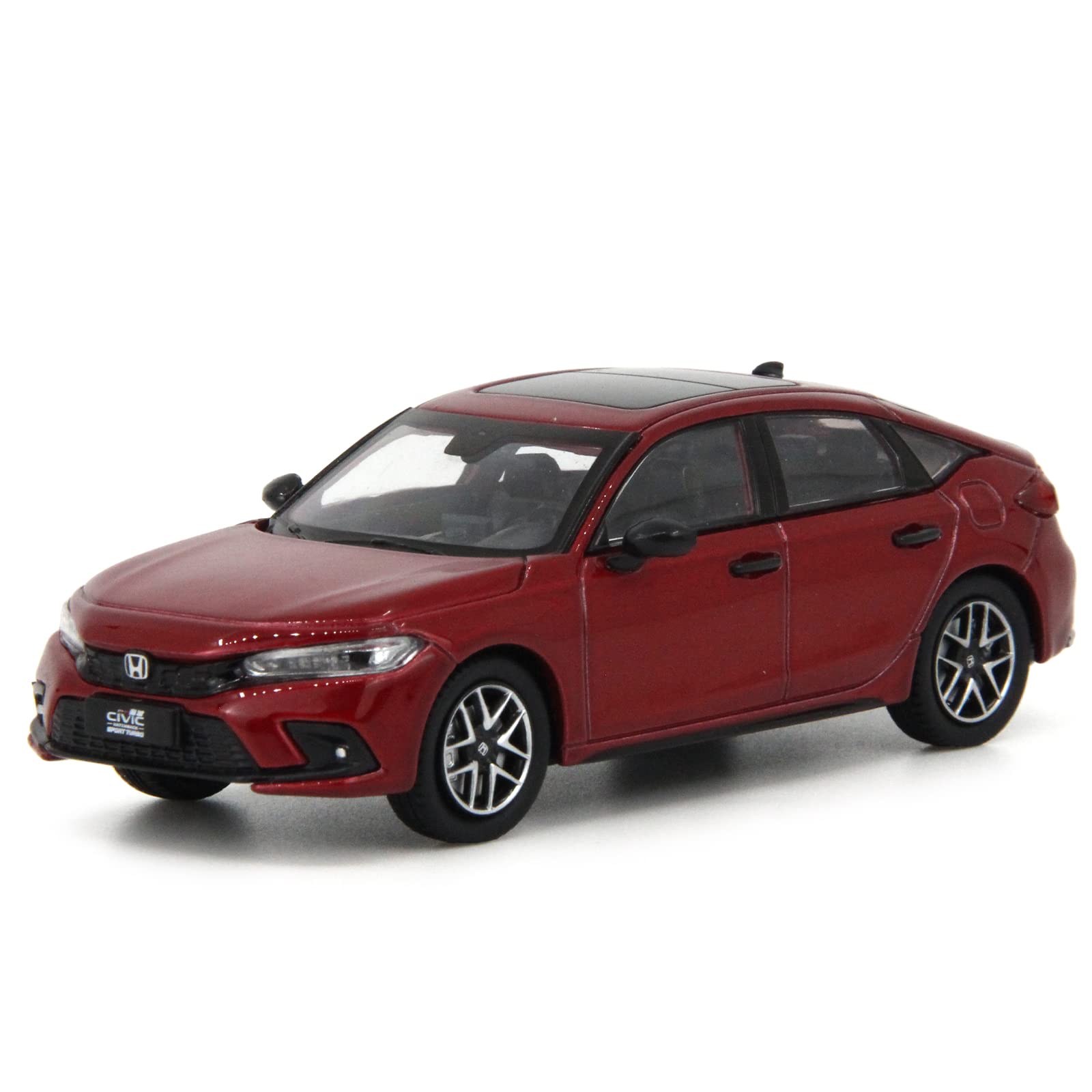 PAUDIMODEL Paudi Model 1/43 Scale Diecast Cars Honda Civic 2022 Model Car Red