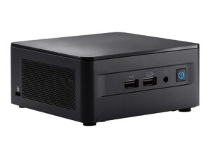 intel nuc 12 pro nuc12wskv7 barebone system - mini pc - socket bga-1744 core i7 12th gen i7-1270p dodeca-core [12 core], black