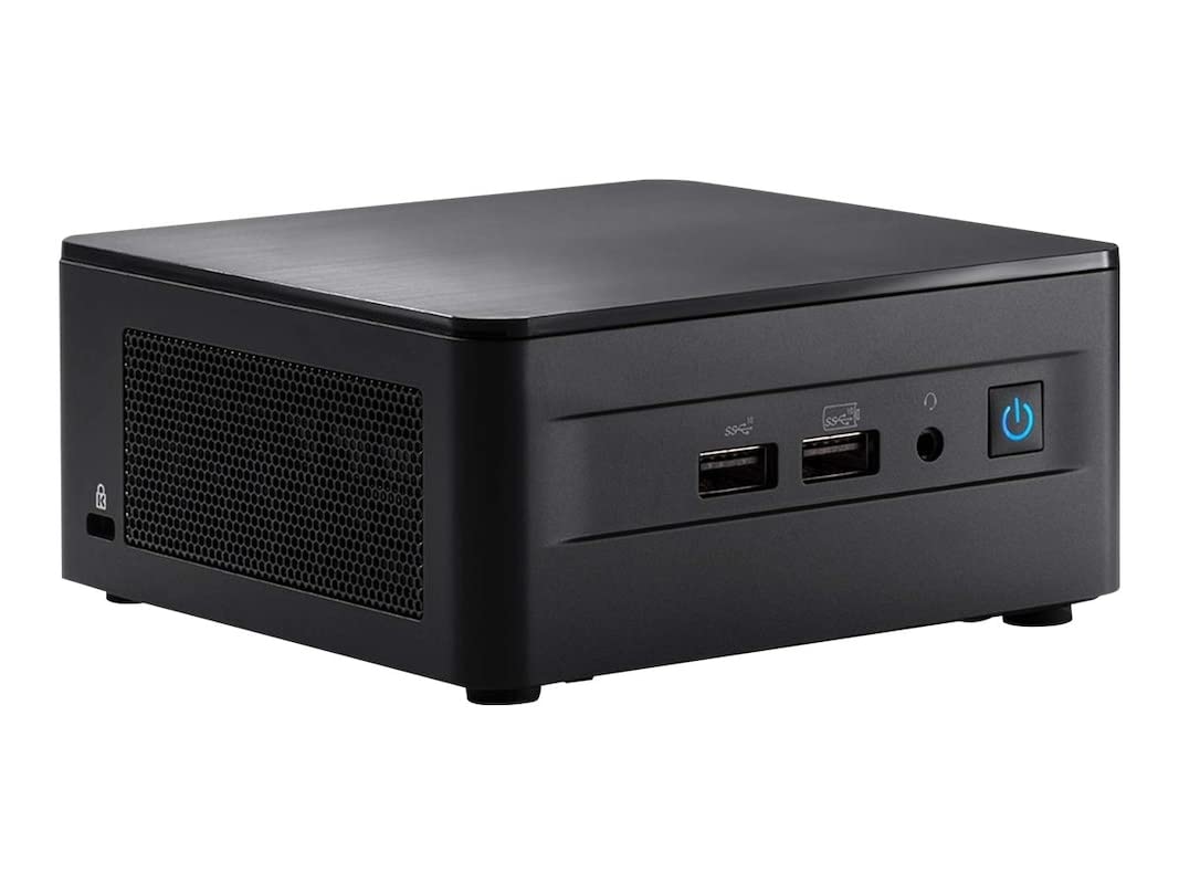 Intel NUC 12 Pro NUC12WSKv7 Barebone System - Mini PC - Socket BGA-1744 Core i7 12th Gen i7-1270P Dodeca-core [12 Core], Black