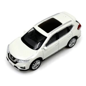 PAUDIMODEL Paudi Model 1/64 Scale Diecast Cars X-Trail Minicar 2018 for Adults Collection Whtie, White