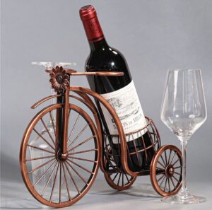 cdybox vintage bicycle wine rack wine glasses ornament home wine cooler table decoration wine glass rack