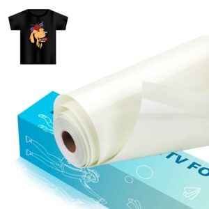 htvront sublimation vinyl for dark/light fabric - 12" x 20ft sublimation htv glossy - sublimation blanks for sublimation shirts/bag/hat/pillow