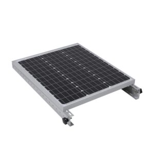 Renogy 100W 12V Solar Panels (2-Pack) and 28in Adjustable Solar Panel Mount Brackets