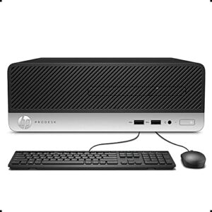 hp prodesk 400g4 ssf home and business desktop pc, intel pentium g4400 3.3ghz, 16gb ddr4 ram, 1tb ssd, wifi, bt 4.0, dvd, windows 10 pro 64bit, multi-language support english/spanish/french(renewed)