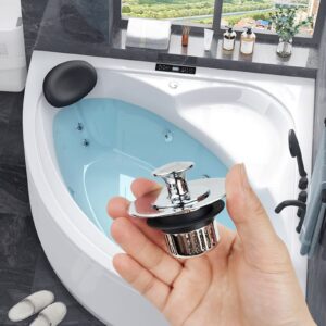 LEKEYE Shower Drain Hair Catcher | Bathroom Drain Stopper | Drain Plug with Filter Hair Catcher