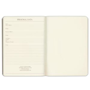 2024 Gallery Leather Desk Monthly Planner - Acadia Pool - 8x5.5"