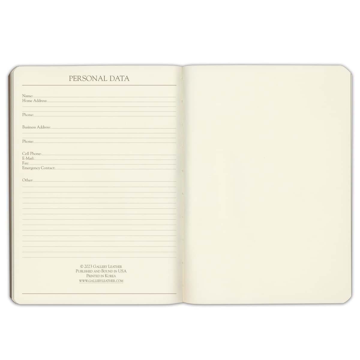 2024 Gallery Leather Desk Monthly Planner - Acadia Pool - 8x5.5"