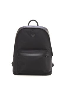 emporio armani men backpack black