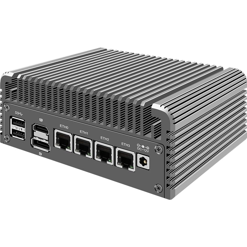 CWWK Mini PC Intel N Series 4-core N100 Fanless Mini Host Soft Route. (Barebone)