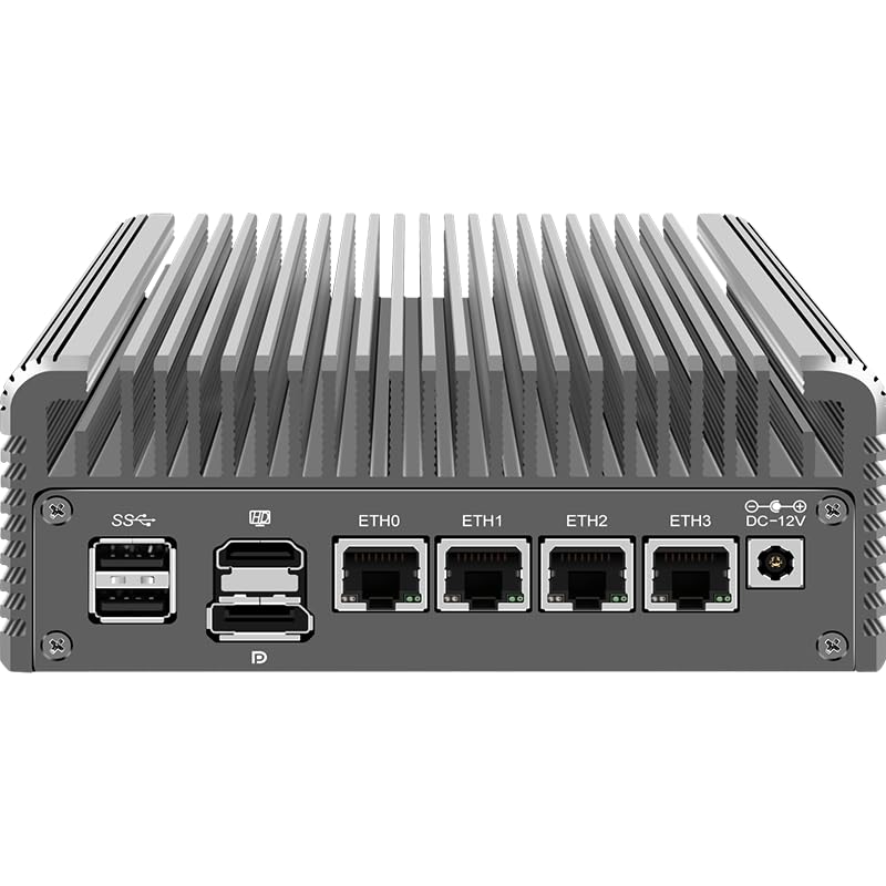 CWWK Mini PC Intel N Series 4-core N100 Fanless Mini Host Soft Route. (Barebone)