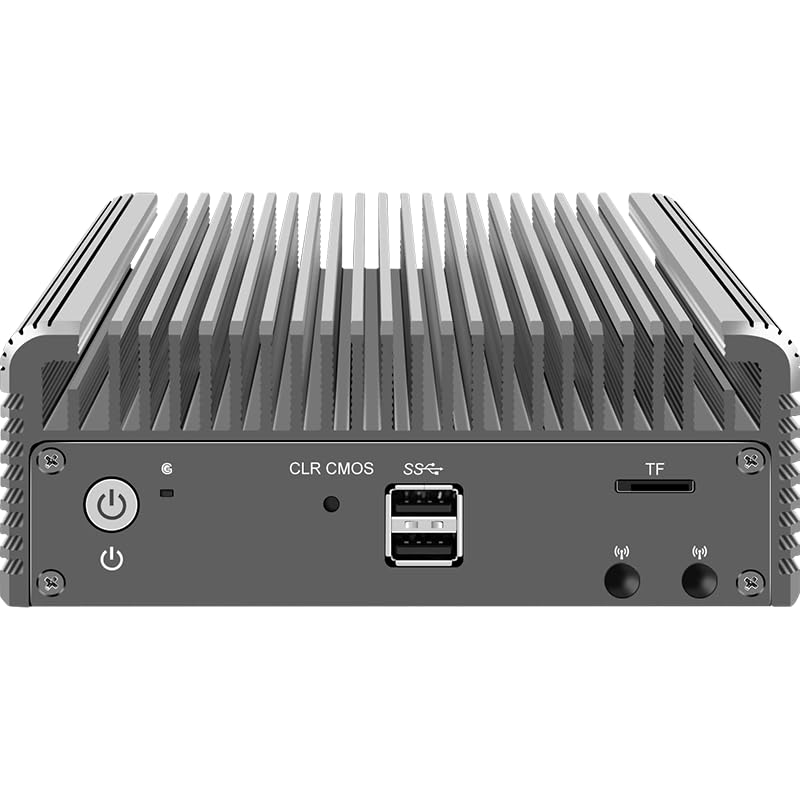 CWWK Mini PC Intel N Series 4-core N100 Fanless Mini Host Soft Route. (Barebone)