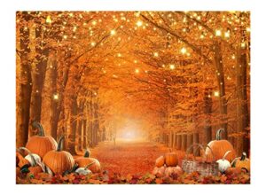 allenjoy 8 x 6 ft fall photography backdrop thanksgiving party supplies autumn pumpkin friendsgiving background decor photo booth props