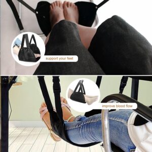 Travel in Comfort with Our Airplane Footrest - Must Have Travel Essentials for Flying, No Clashing Foot Hammock & Portable Plane Leg Rest,Including Travel Pillows for Sleeping Airplane